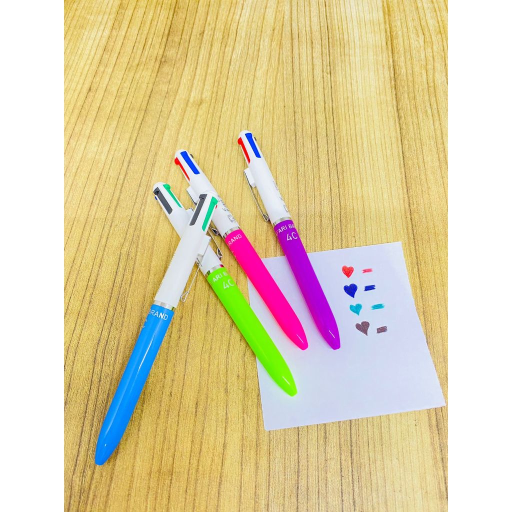 Jual Ballpoint Pen Pulpen warna Dalam Satu Pulpen Safari Brand 4C ...