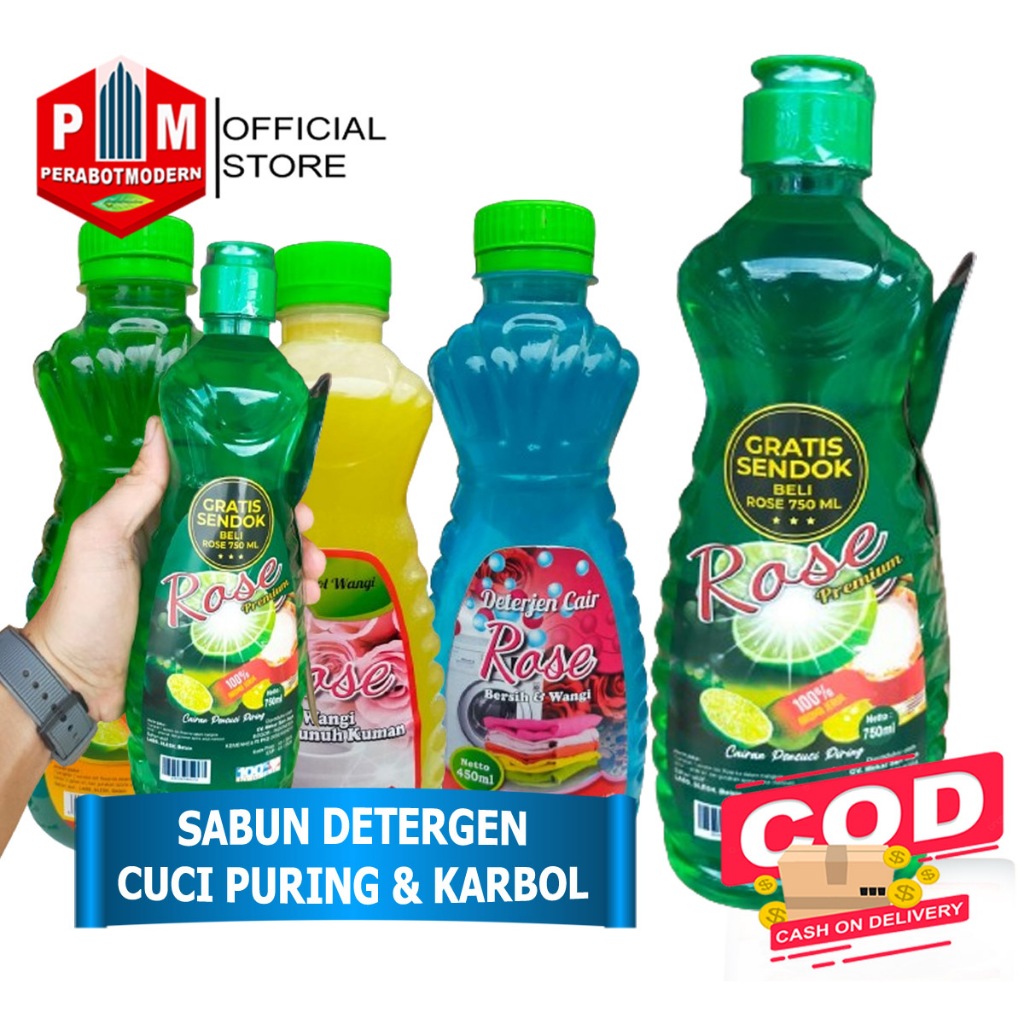 Jual Sabun Cuci Piring 750ml gratis Sendok / Detergen 450ml / Karbol ...