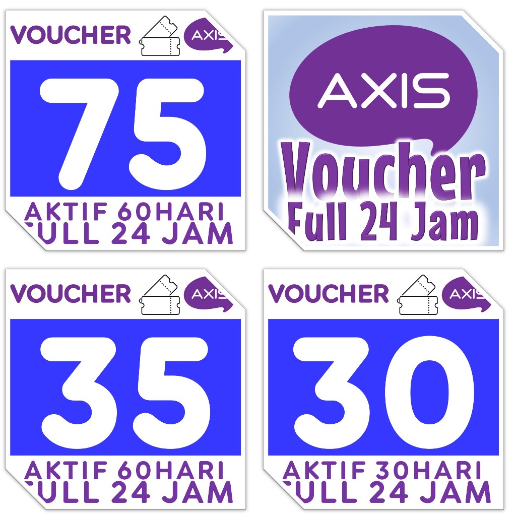 Jual Voucher Axis vocer 75gb Aigo Promo Bronet Full Nasional 24 jam 60 ...