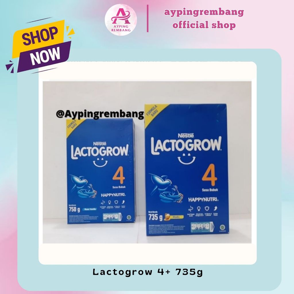 Jual Nestle Lactogrow 4+ 735g | Shopee Indonesia