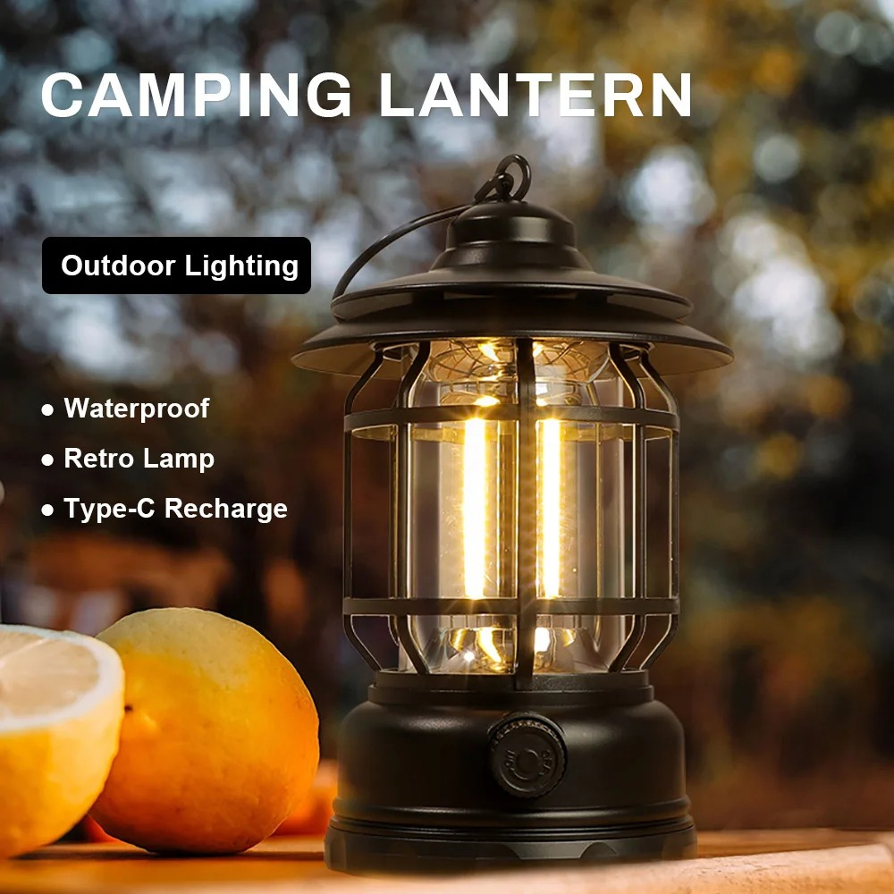 Jual Lampu Lentera LED / Camping Lamp 3 COB / Lampu Tenda Camping ...