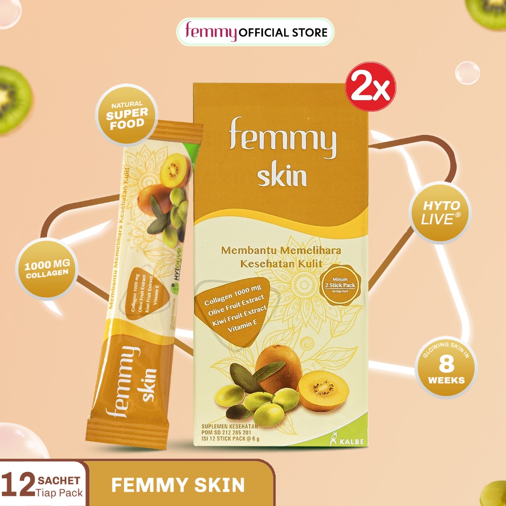 Jual Femmy Skin Collagen Drink - Isi 2 | Shopee Indonesia