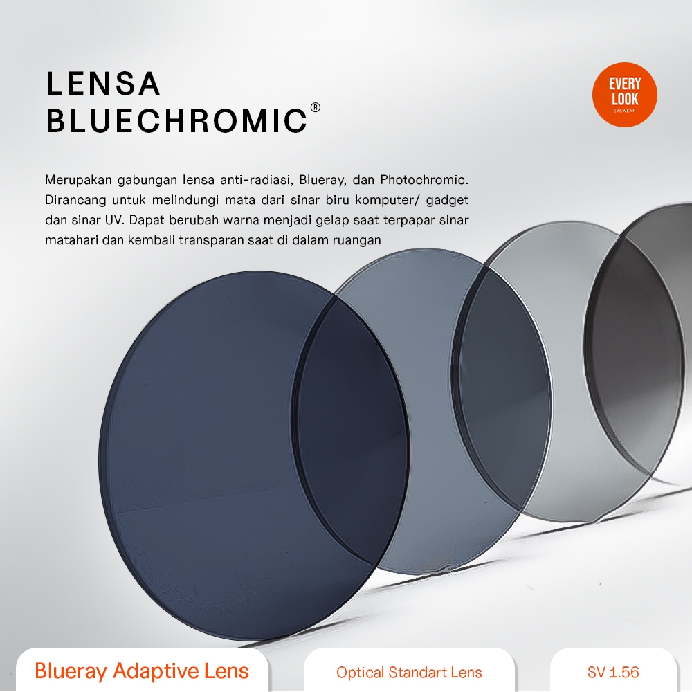 Jual Everylook - Lensa Bluechromic Minus Silinder | Shopee Indonesia