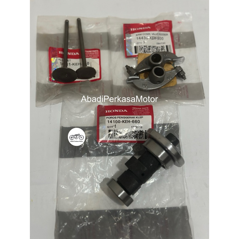 Jual Paket Noken As + Platuk + Klep Set Honda Megapro Primus Gl Pro Neotech Tiger (KEH / KCJ ...