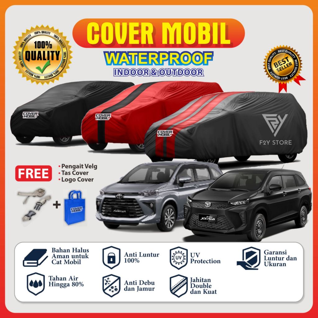 Jual [Bonus Pengait Ban] Selimut Mobil Avanza / Sarung Mobil Xenia ...