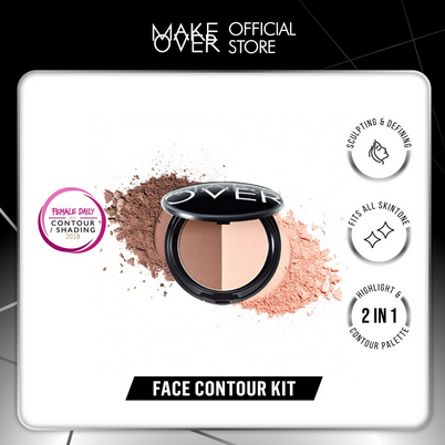 Jual MAKE OVER FACE CONTOUR KIT || SHADING MAKE OVER | Shopee Indonesia