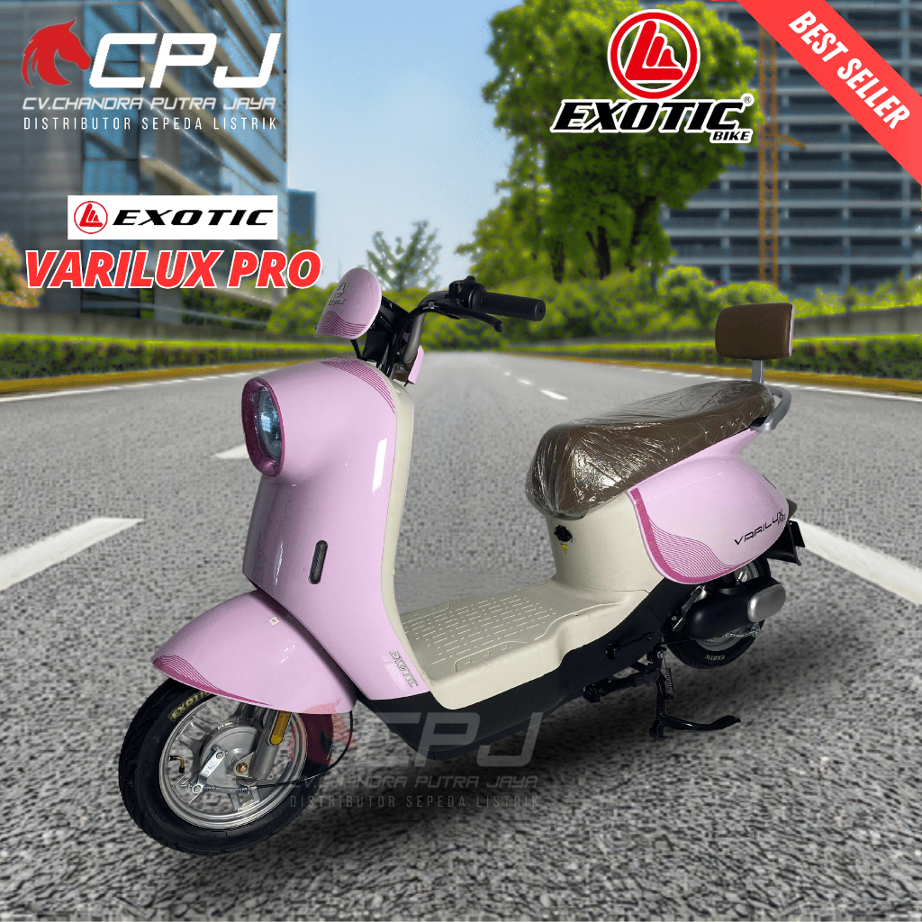 Jual Sepeda Listrik EXOTIC VARILUX PRO Terbaru 650 Watt Garansi Resmi ...