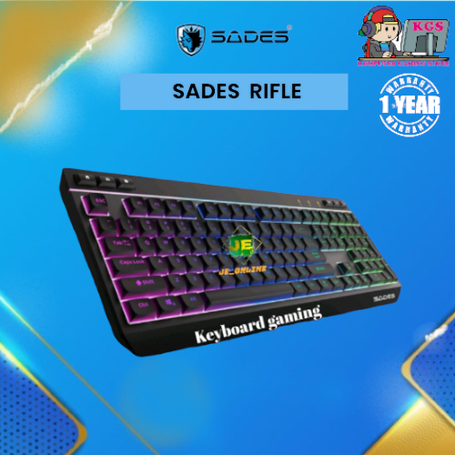 Jual Keyboard gaming fullsize membrane Sades Rifle | Shopee Indonesia