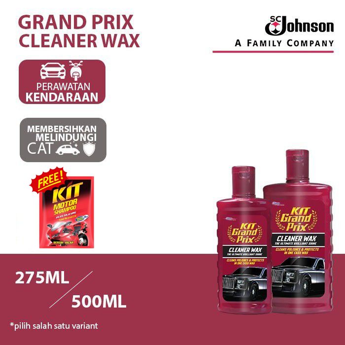 Jual KIT Grand Prix Cleaner Wax Perawatan Mobil / Pelindung Cat Mobil ...