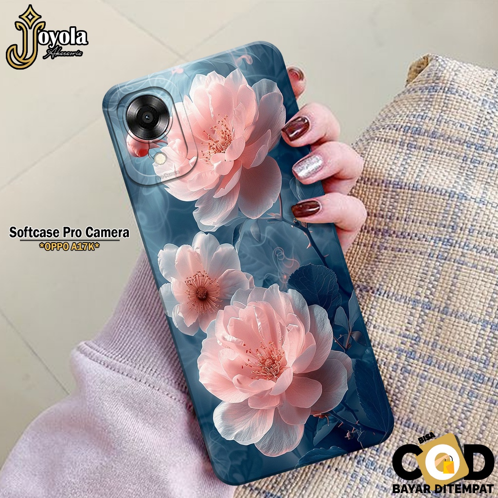 Jual JOYOLA Case OPPO A17K Terbaru - Fashion Case Bunga - Softcase OPPO ...