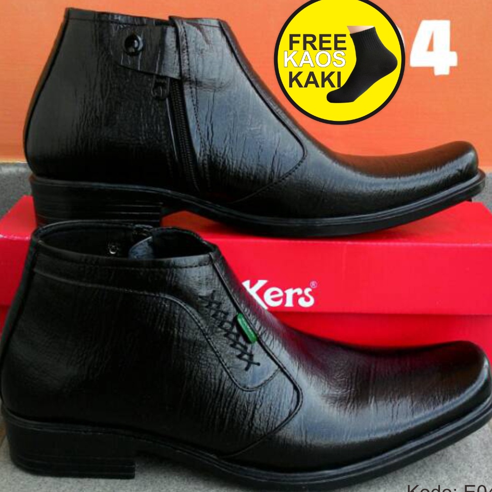 Jual U72 Sepatu kickers PDH Boots kulit sapi asli E4 GOGO Order ...