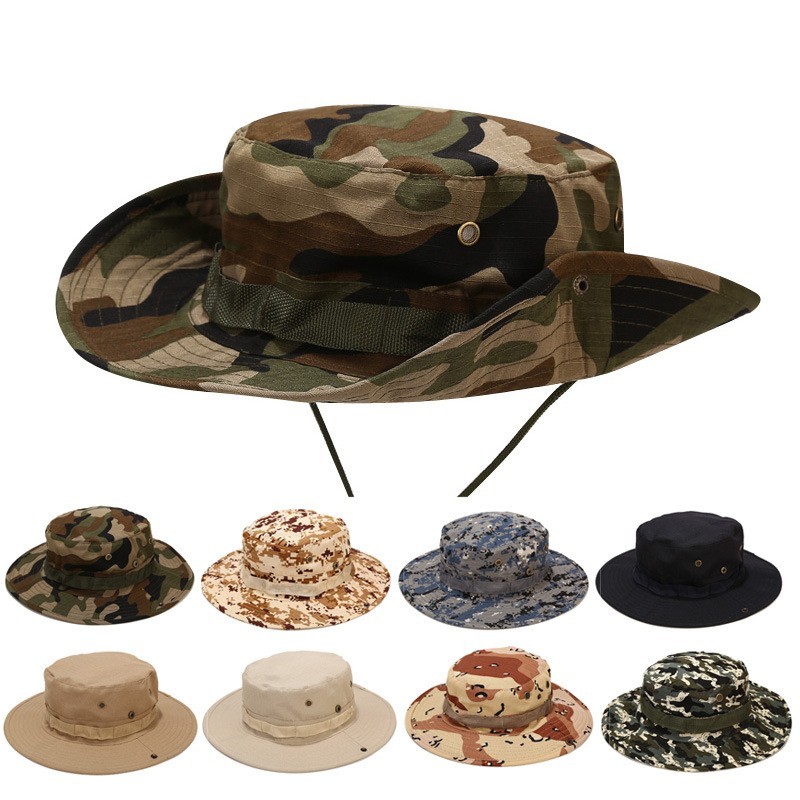 Jual Topi Rimba Tactical Dewasa Bucket Hat Outdoor Pria Wanita PREMIUM ...