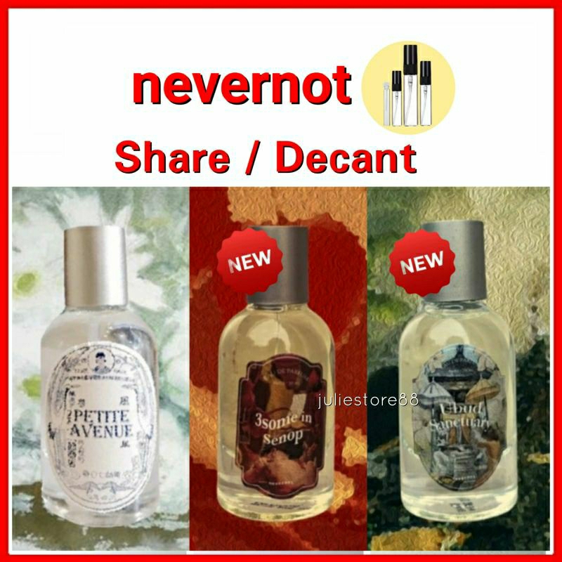 Jual (Decant / Share) NEVERNOT Eau De Parfum Imperial Jasmine Tea Ubud ...