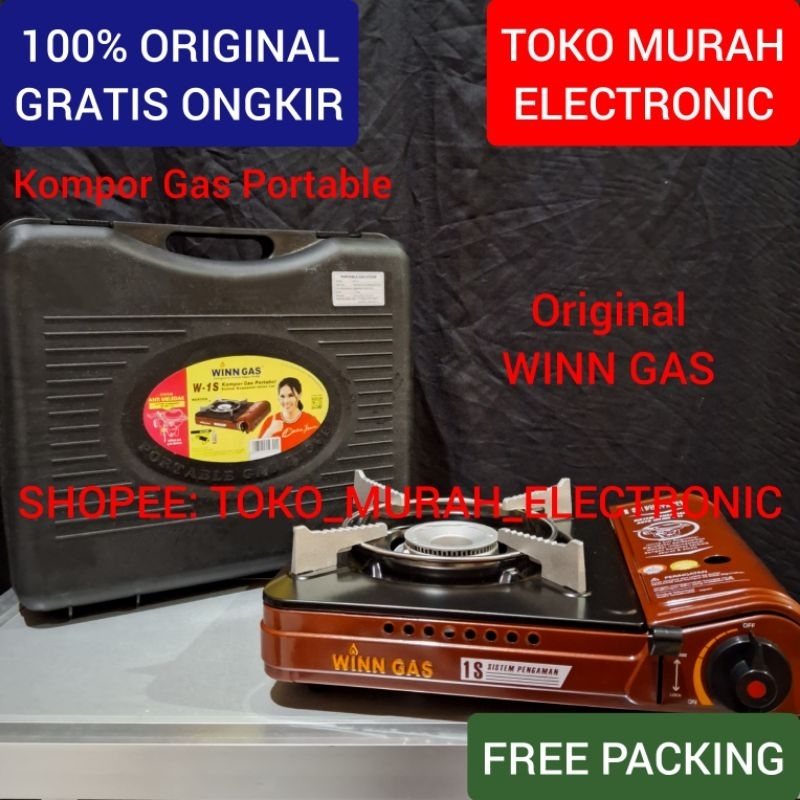 Jual TME - Kompor Portable Gas Cooker Winn Gas W1S Original SNI ...