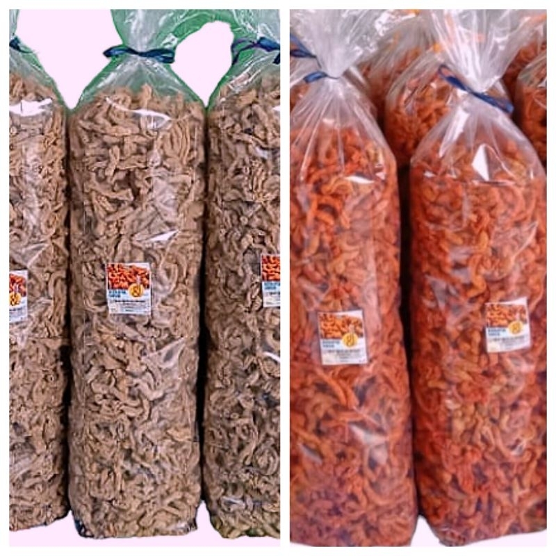 Jual Usus Krispy 2kg Snack Kripik Usus Ayam Original Dan Pedas Balado ...