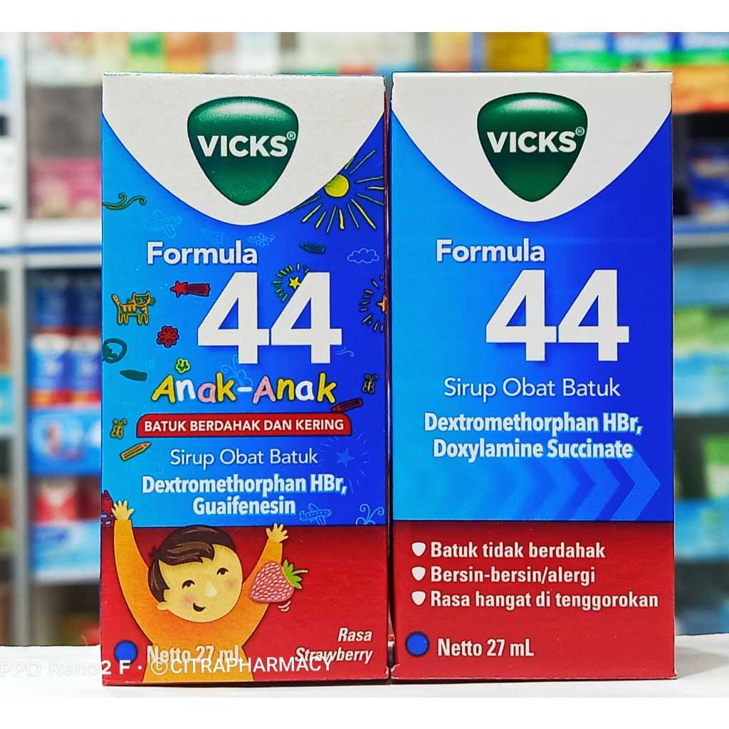 Jual Vicks Formula 44 𝐀𝐥𝐥 𝐕𝐚𝐫𝐢𝐚𝐧 𝐒𝐢𝐫𝐮𝐩 𝟐𝟕𝐌𝐋 - Meredakan Batuk, Pilek dan Bersin-Bersin | Shopee ...