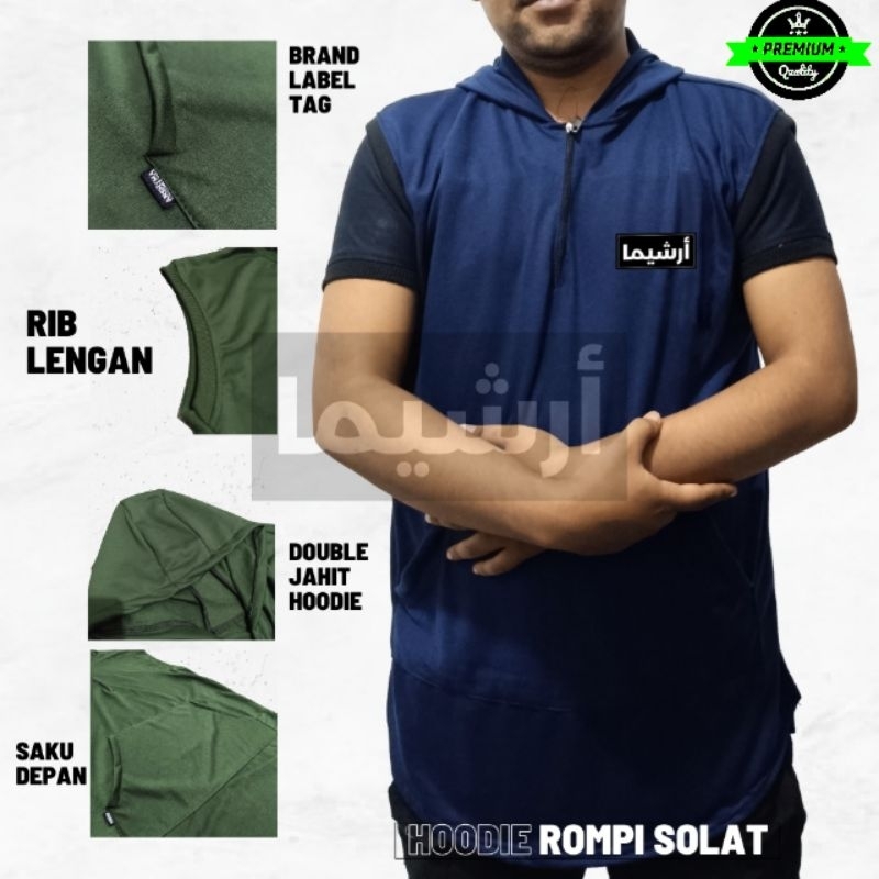 Jual ROMPI SHOLAT Rosal Rompi Baju Solat Vest Shalat Muslim Pria ...