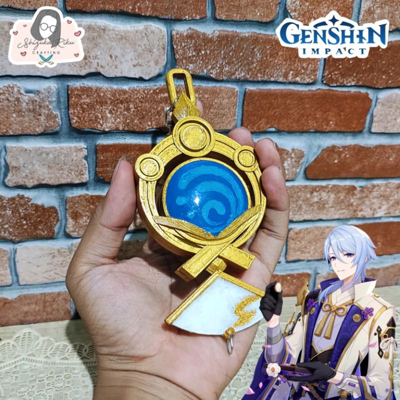 Jual Vision Dendro Inazuma - Genshin Impact - Kirara - Bross - Keychain ...