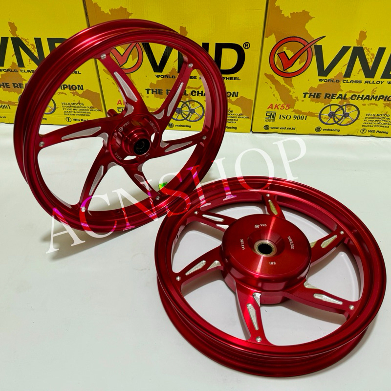 Jual Velg Racing Vnd Six Star V2 1.60x14 1.85x14 Beat Scoopy Genio Vario 110 Vario 125/ Vario ...