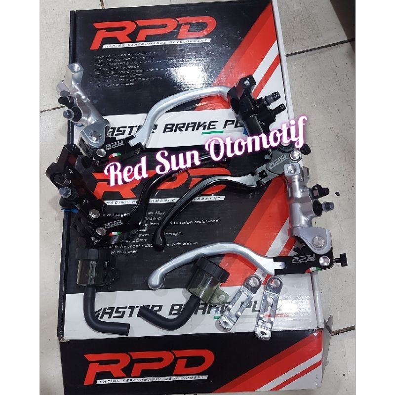 Jual Master Rem RPD KANAN 17 mm & KIRI 16 15 mm Black Silver Pcx Adv ...