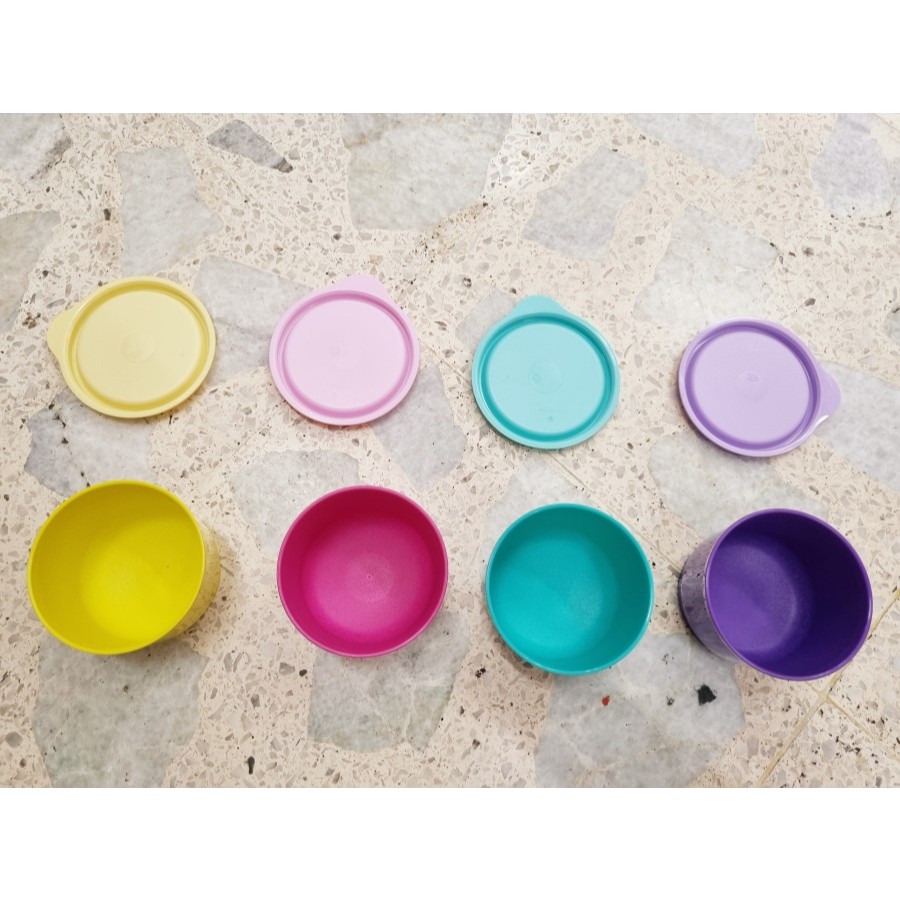Jual WADAH MINI KECIL KOTAK AKSESORIS OBAT - TUPPERWARE SNACK CUP ...