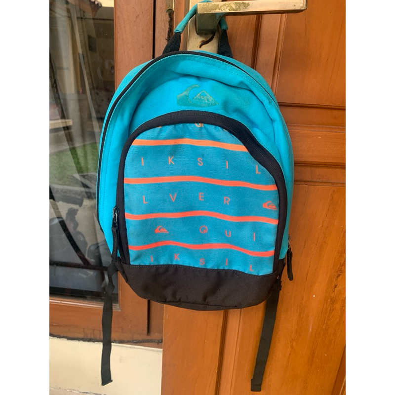 Jual tas quicksilver preloved buat anak tk A dan B defect lambang ...
