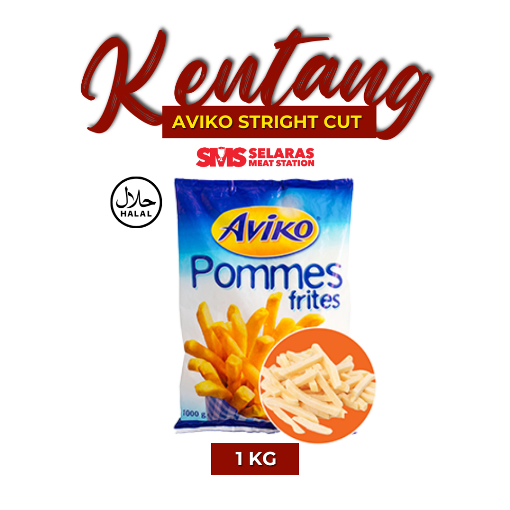 Jual Aviko Kentang Straight Cut 1 Kg Frozen Tangerang | Shopee Indonesia