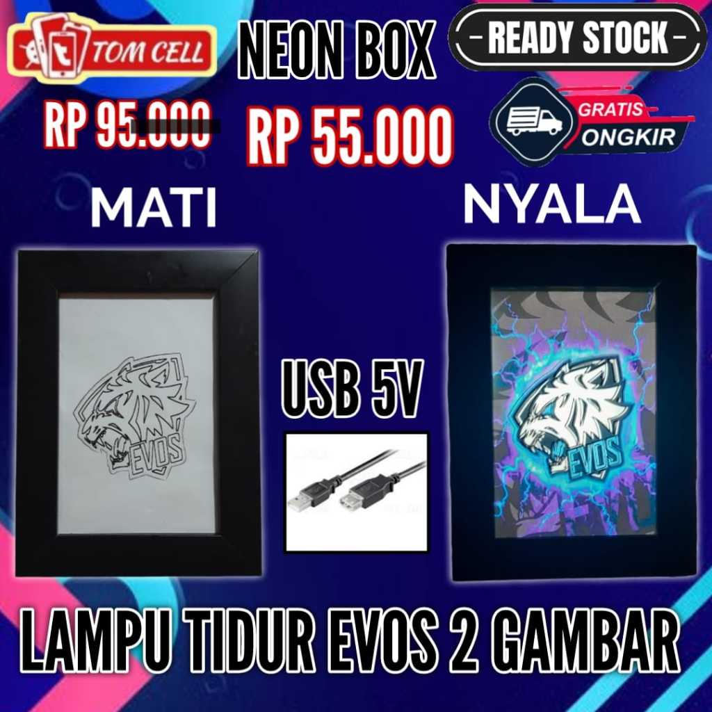 Jual LAMPU HIAS / LAMPU TIDUR / LAMPU DINDING / LAMPU LED GAMBAR EVOS 2 ...
