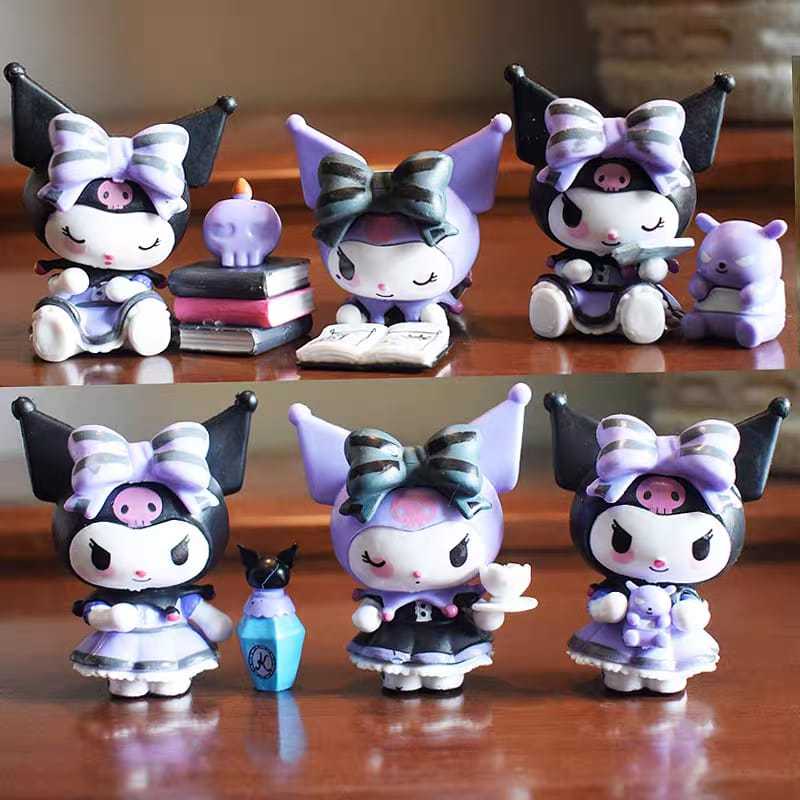 Jual Cake Topper Kuromi | Figure Kuromi | Topper kue Kuromi | Action ...