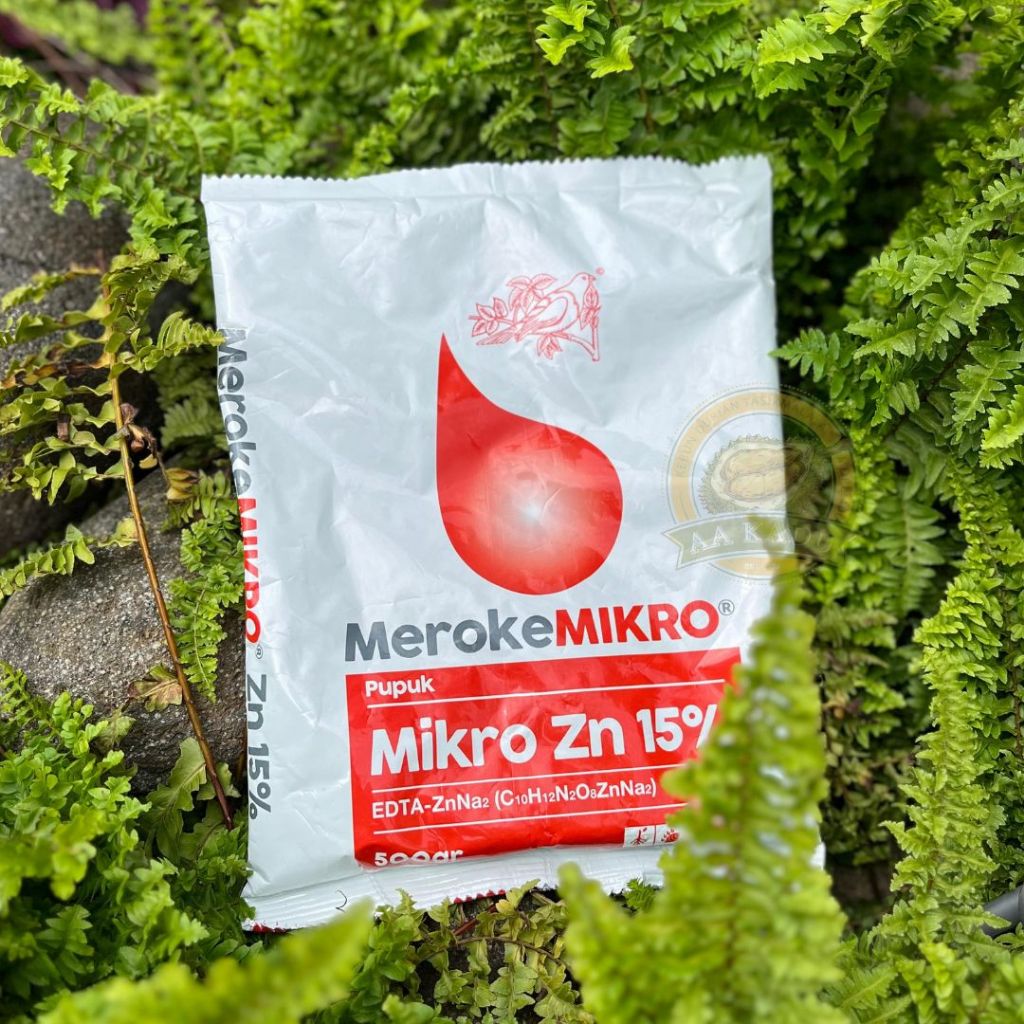 Jual PUPUK MEROKE MIKRO ZN 15% EDTA 500 GRAM KEMASAN PABRIK HIDROPONIK ...