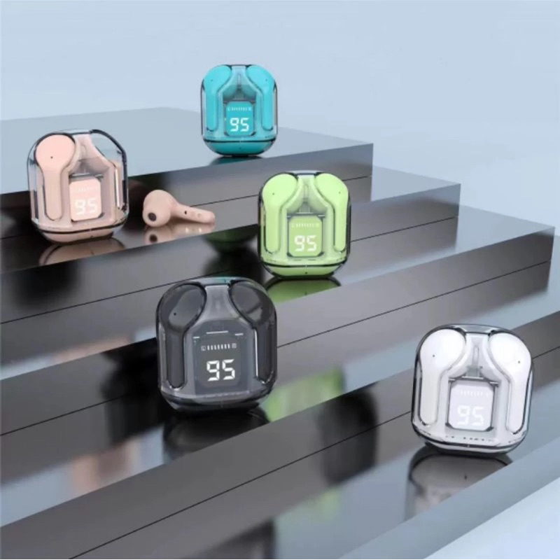 Jual Headset TWS Bluetooth TWS Air31 Transparan Wirelles LED Display ...