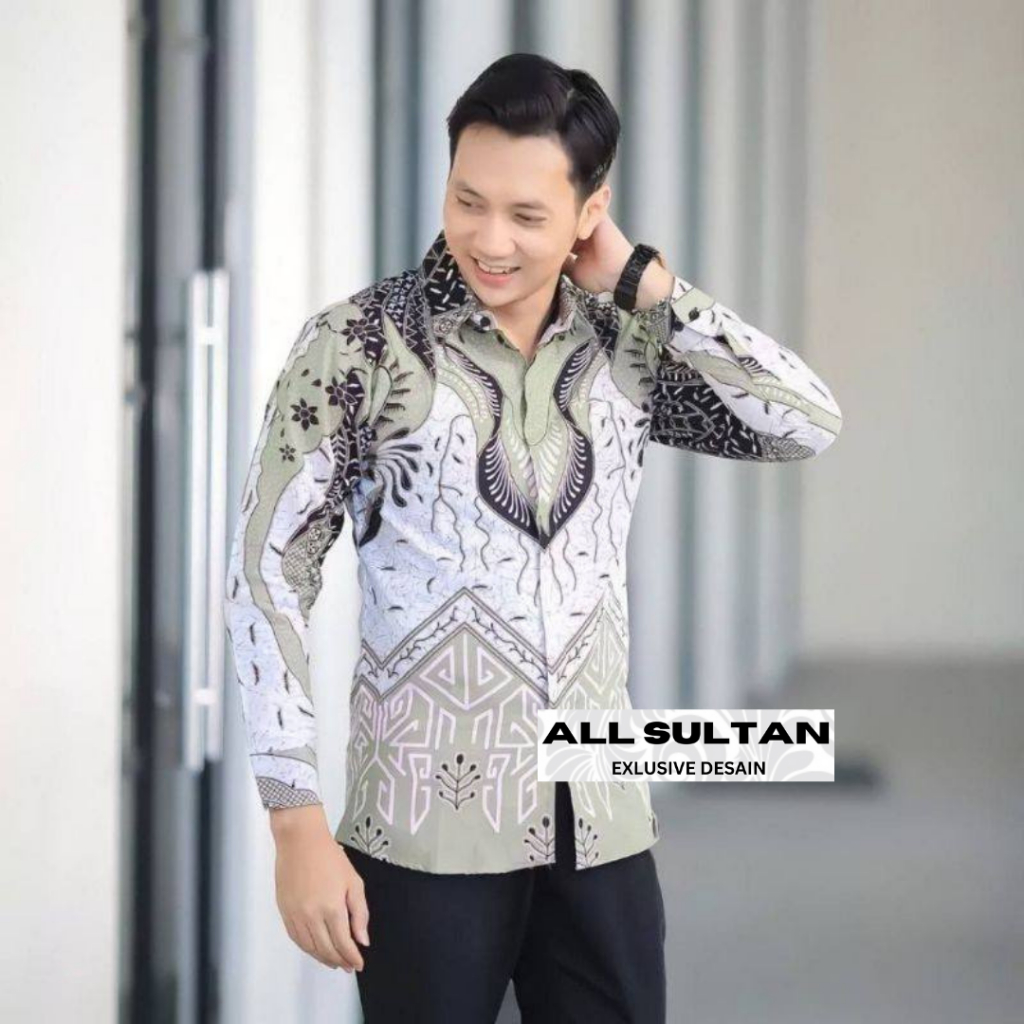Jual Batik All sultan, kemejan batik lengan panjang,batik tebaru,batik ...