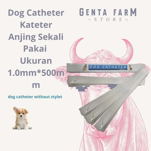 Jual Dog Catheter Kateter Anjing Sekali Pakai Ukuran 1.0mm*500mm ...