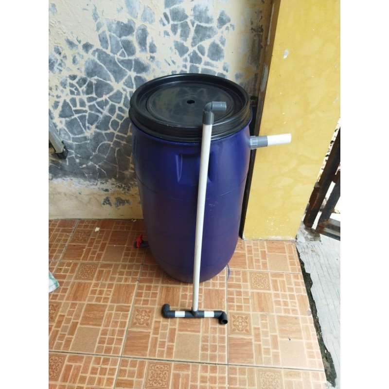 Jual tong filter kolam ikan koi nila lele lobster ukuran 80L 1 output ...