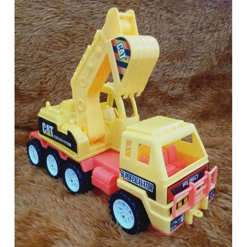 Jual Mainan Mobil Bego excavator | Shopee Indonesia
