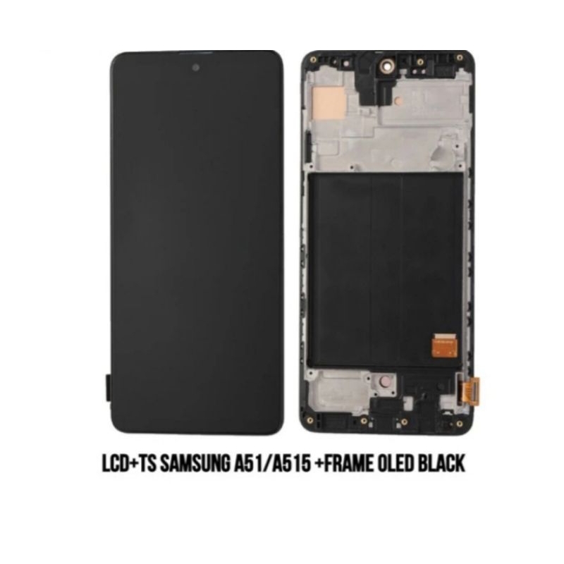 Jual LCD+TS SAMSUNG A51/A515+FRAME OLED BLACK | Shopee Indonesia