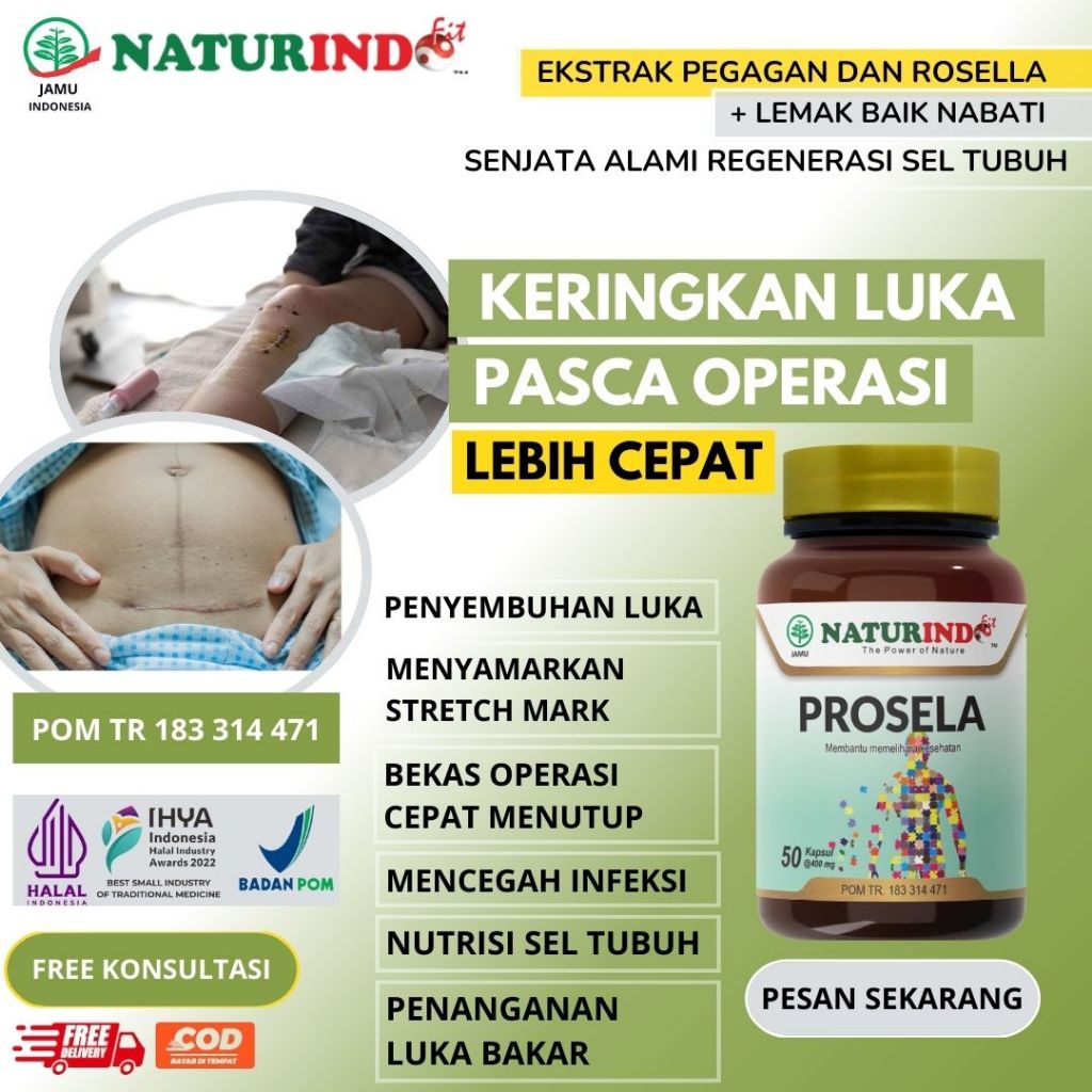 Jual Obat Pengering Luka Operasi Luka jahitan Bekas caesar- REGENERASI ...