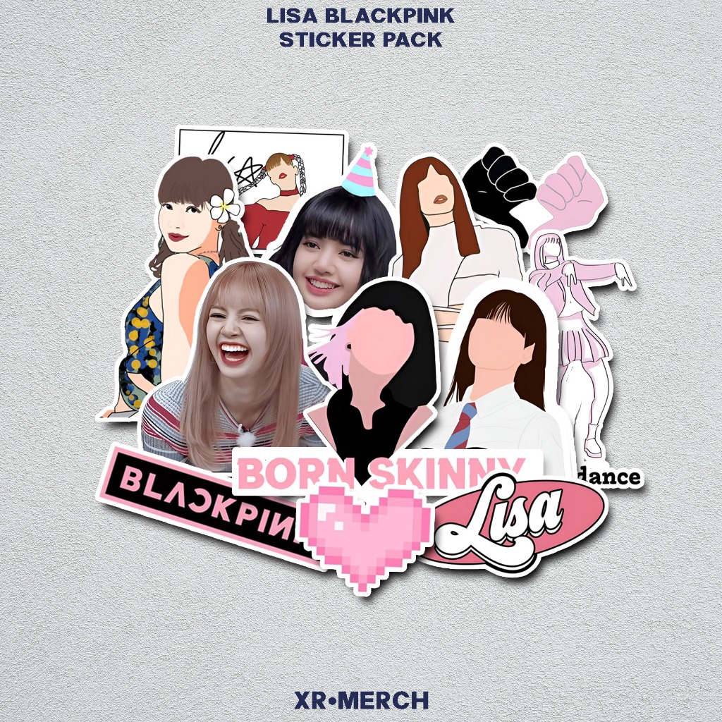 Jual Sticker Aesthetic Lisa Blackpink Waterproof Anti Air | Stiker ...
