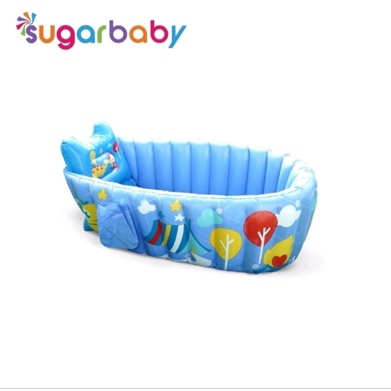 Jual sugar baby 2 in 1 inflatable baby bath tub | Shopee Indonesia
