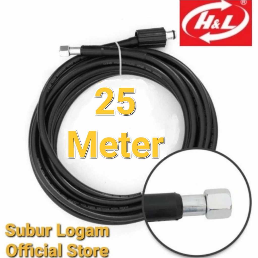 Jual Selang Jet Cleaner 25 Meter 25M Alternatif untuk Krisbow KW18 725 KW 18 725 18725 | Shopee ...