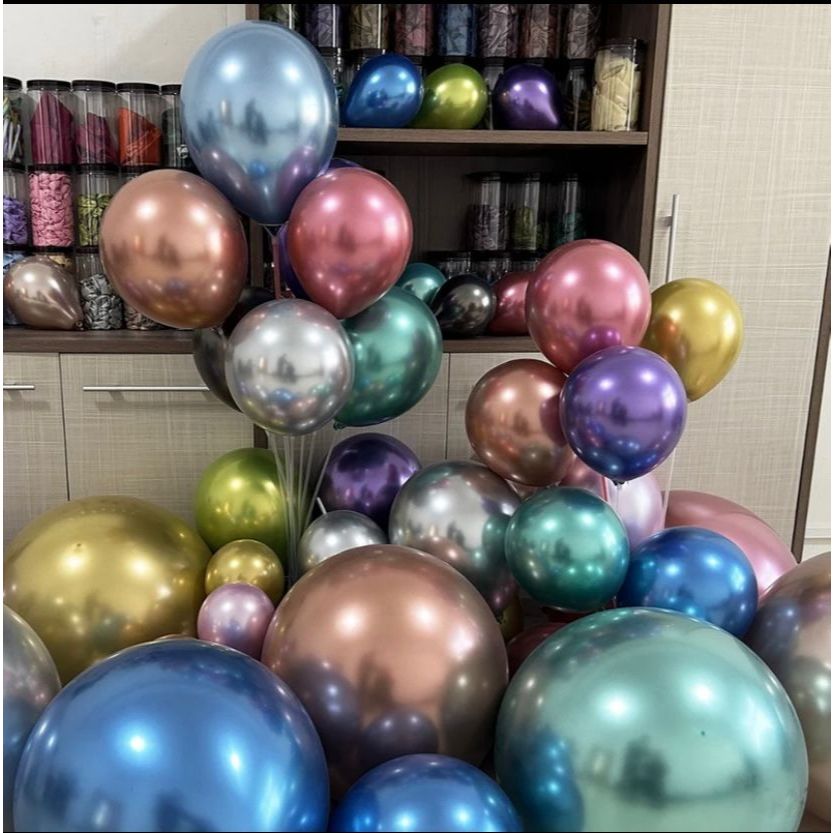 Jual HLID - (1pcs) Balon Latex Chrome 12 Inc / Balon Latex Metalik ...