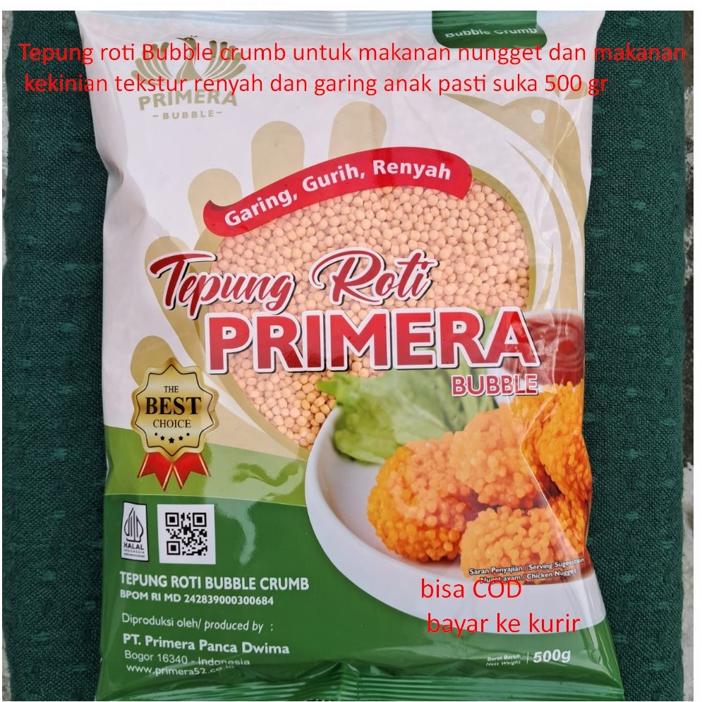 Jual Tepung roti Bubble crumb untuk makanan nungget dan makanan ...