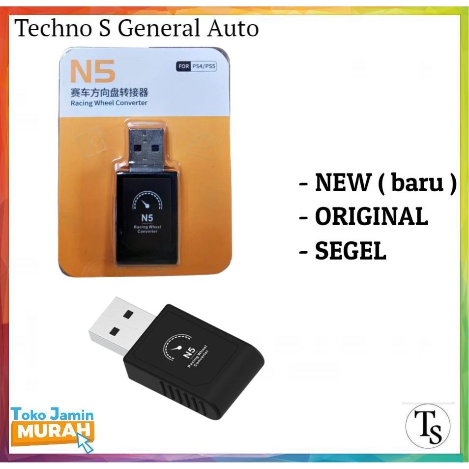 Jual Dongle Receiver N5 Racing Wheel Converter USB PS5 PS 5 using ...