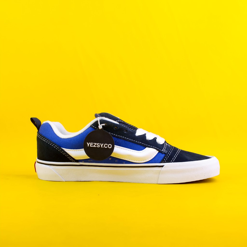 Jual Sneakers Vans Knu Skool VR3 Risk Navy White Original | Shopee ...