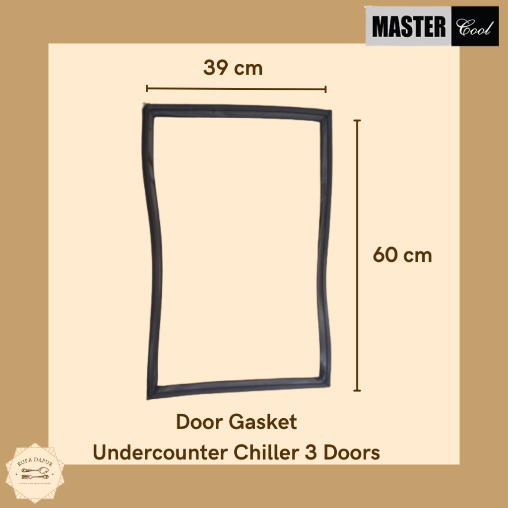 Jual Mastercool Door Gasket Undercounter Chiller 3 Doors - Karet Pintu ...