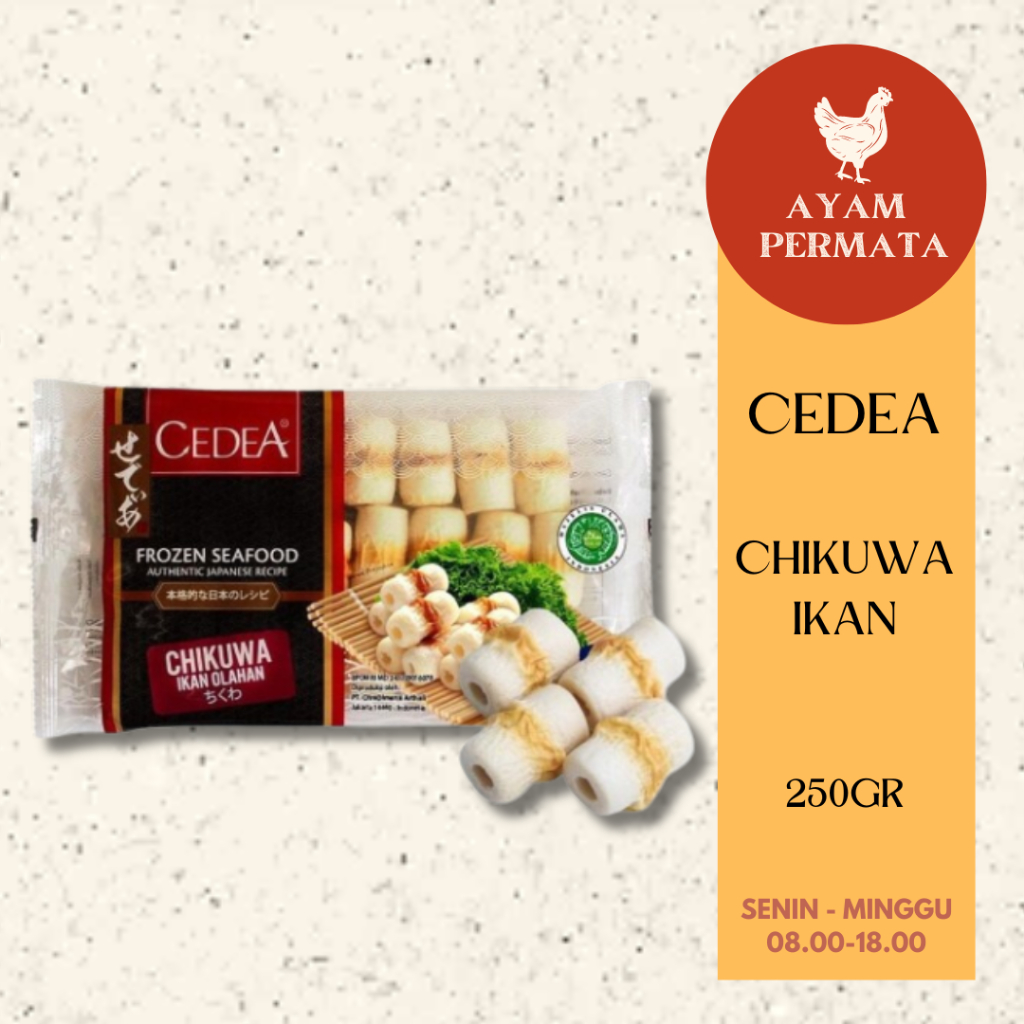 Jual CEDEA Chikuwa Chikwa Chikua Ikan Bakso Baso 500gr - Ayam Permata ...