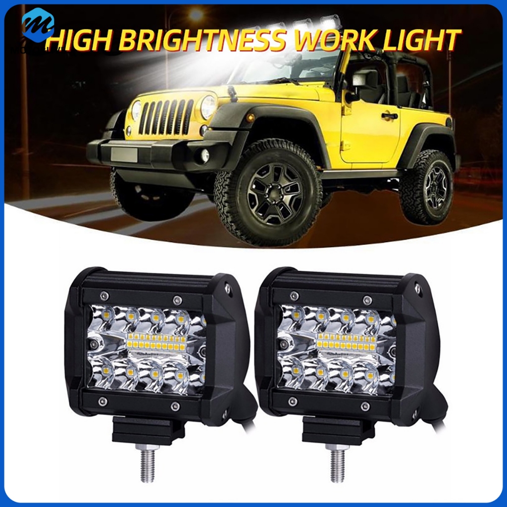 Jual 2 buah Lampu Kerja LED Flood Spot Combo Off-road Mengemudi Kabut ...