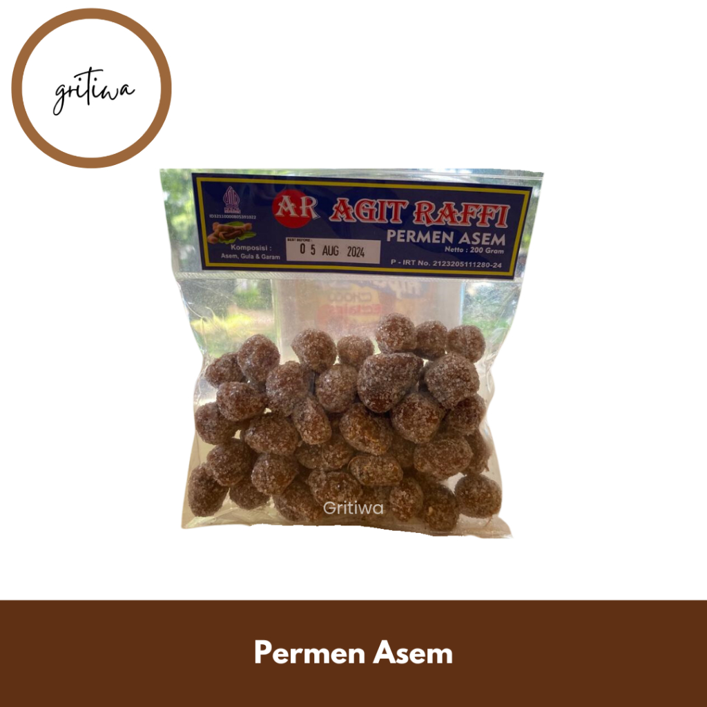 Jual GRITIWA - PERMEN ASAM JAWA BULAT - 200 GRAM | Shopee Indonesia