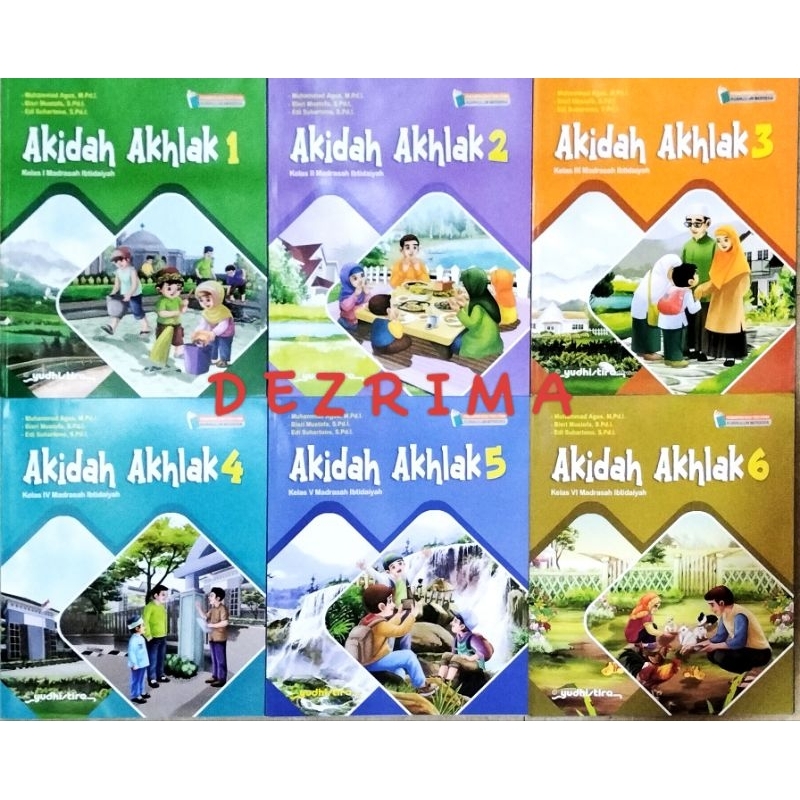 Jual Akidah Akhlak Kelas 1 2 3 4 5 6 SD/MI Kurikulum Merdeka - Yudhistira | Shopee Indonesia