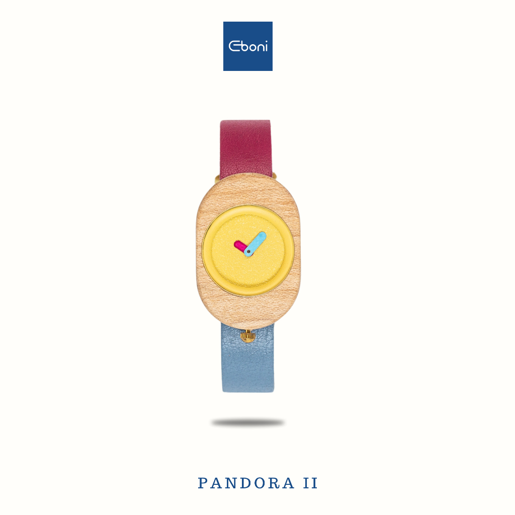 Jual Eboni Jam Tangan Kayu Pandora II Rainbow Power | Shopee Indonesia